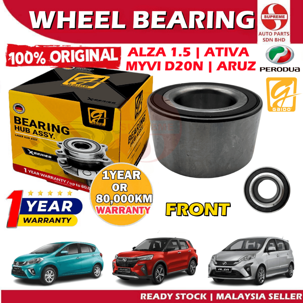 S2U Gaido Front Wheel Bearing Hub Perodua Alza 1.5 Ativa Myvi D20N Aruz ...