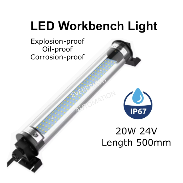 500mm 20W 24V Industrial Workbench LED Light for CNC Machines ...