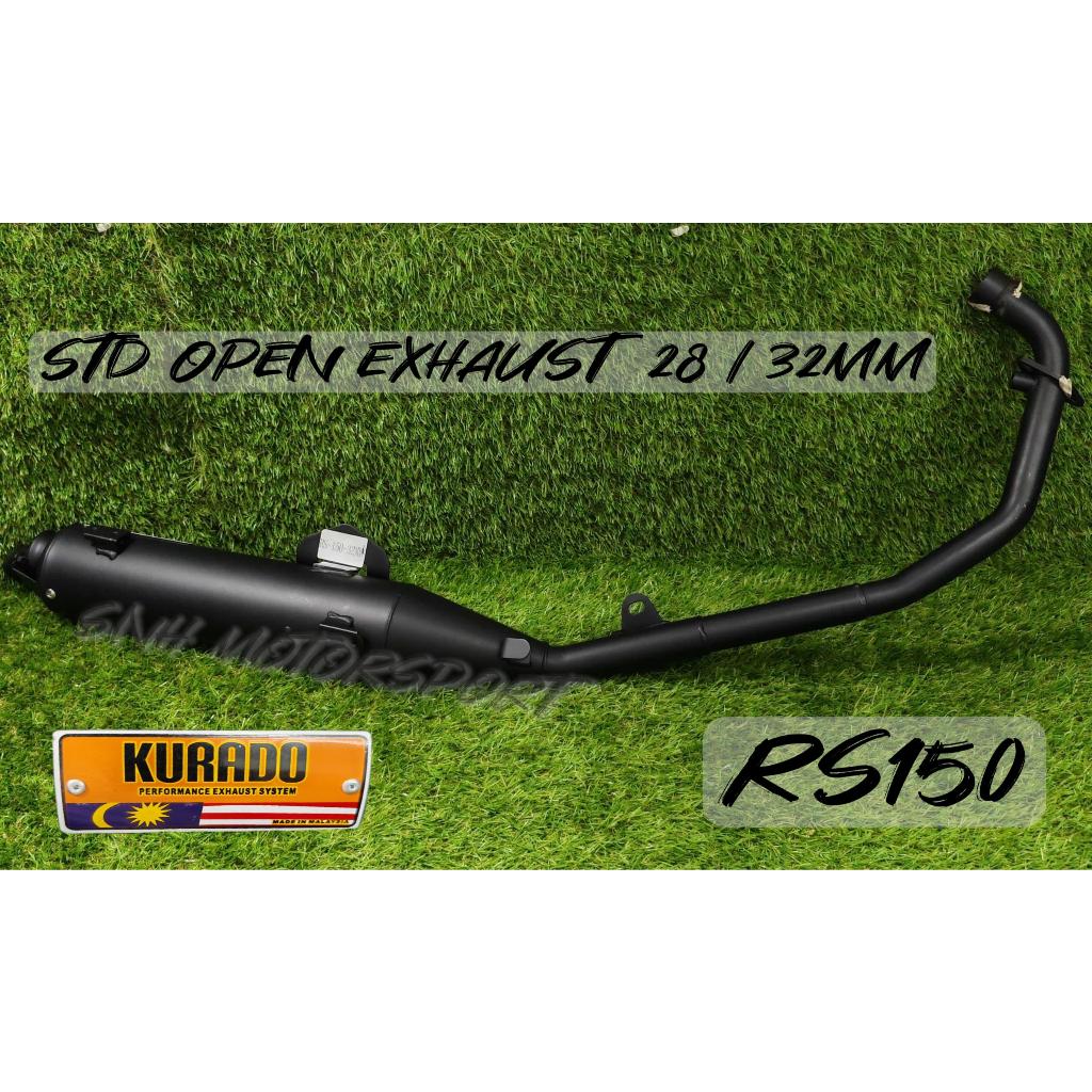 KURADO RS150 Standard Racing Open Exhaust Pipe STD Racing 28MM / 32MM ...
