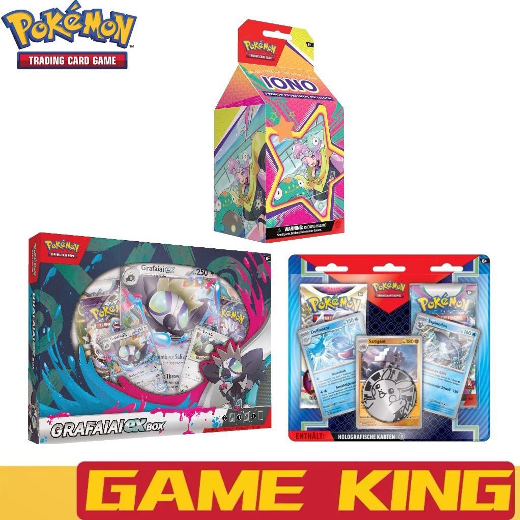 Pokemon TCG April IONO Premium Tournament Collection | Grafaiai EX Box ...