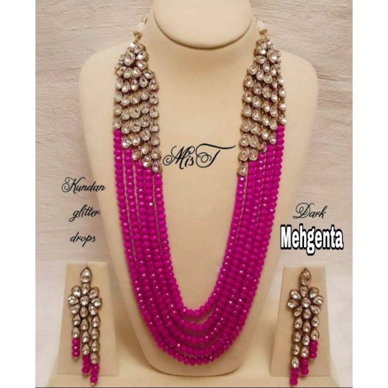 NEW COLLECTIONS LONG NECKLACE SETS | Shopee Malaysia