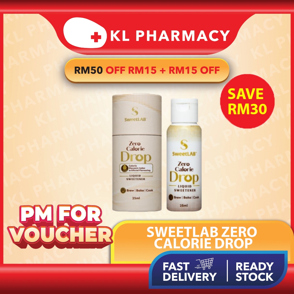 [100% Original] SweetLAB Zero Calorie Drop/Liquid Sweetener/Gula Cair ...