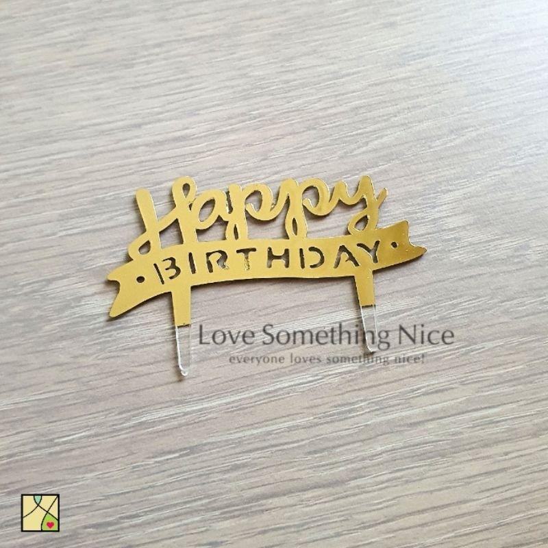 Cake Topper Happy Birthday Stick Cake Stand | Shopee Malaysia