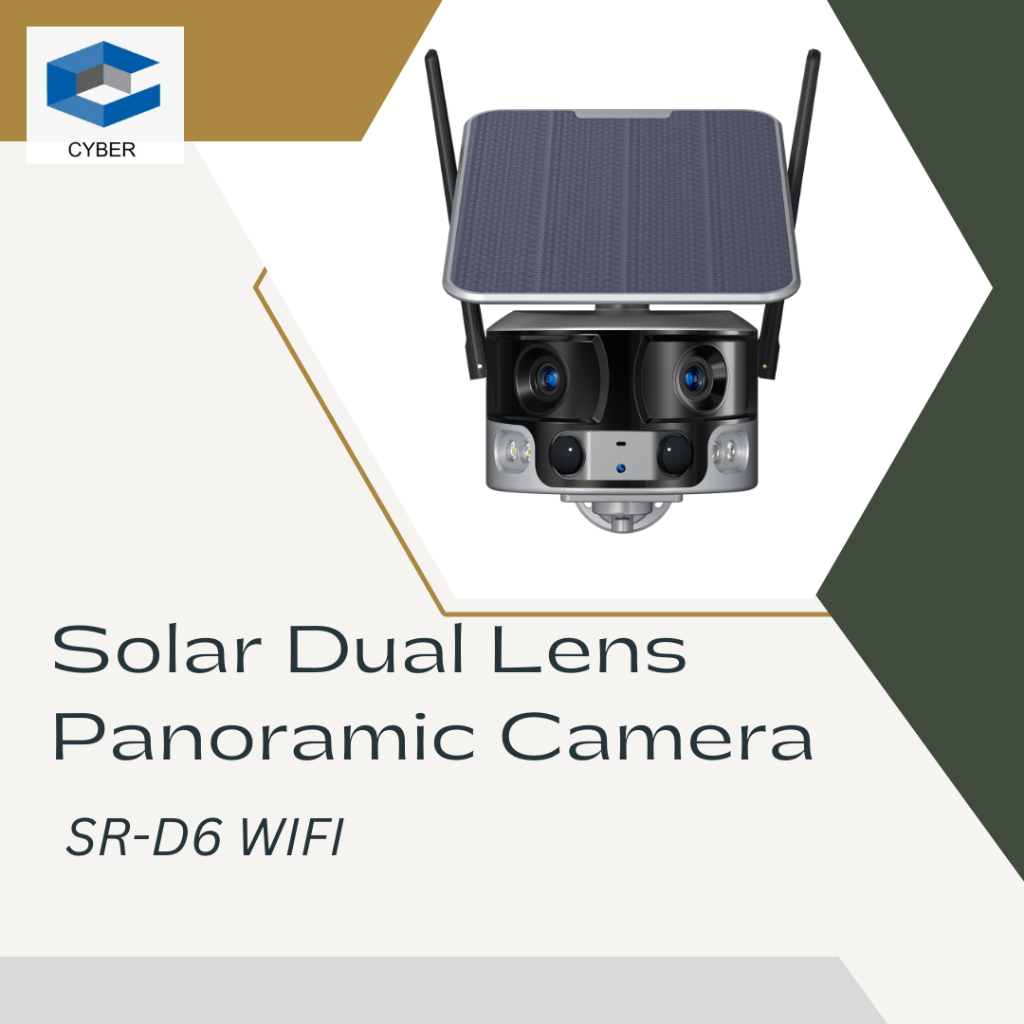 Solar 180° Dual Lens 4G WI-FI 4K Panoramic Camera Intelligent Ultra Low ...