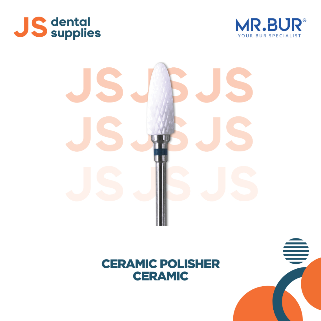Ceramic Polisher Bur, 6.0mm, Valplast Flexible, Ceramic Bur, HP ...