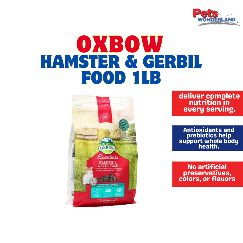 Oxbow Hamster & Gerbil Food 1lb | Shopee Malaysia