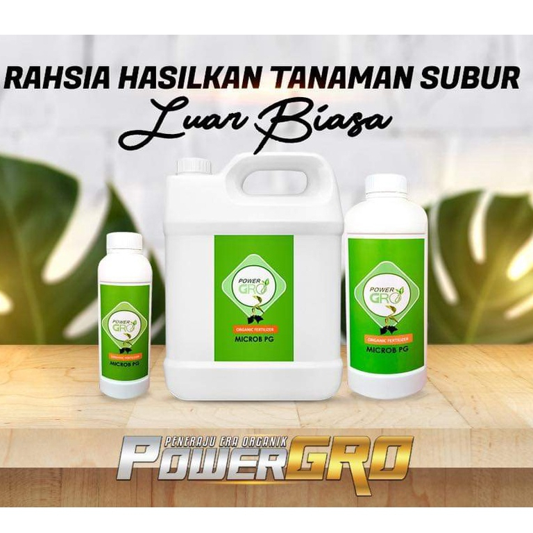 POWERGRO BAJA FOLIAR 100% ORGANIK (4L) - UNTUK CEPAT BESAR BUAH, BUNGA ...