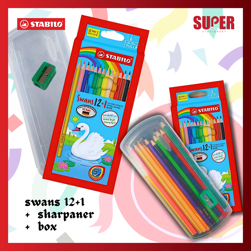 [Super Stationery] Set Hadiah Alat Tulis Set Pensel Warna Stationery ...