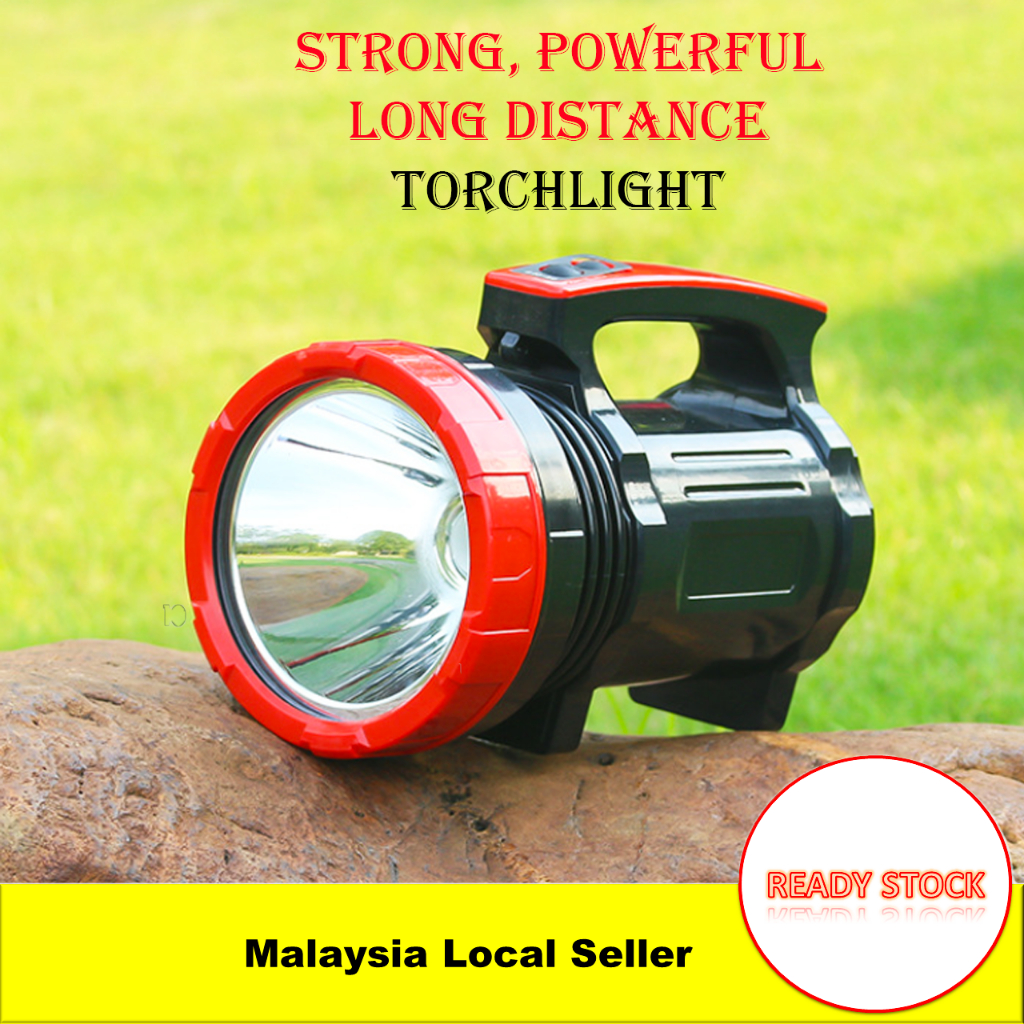 LED Flashlights Heavy Duty Torchlight Long Distance Powerful Camping ...