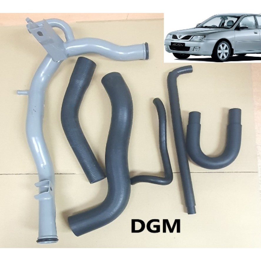 Proton Waja 1.6 MMC Auto & Manual Radiator Hose Set Top / Lower / By ...