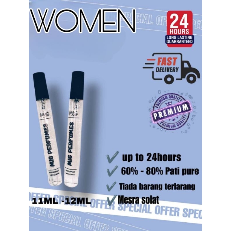 🔥 PREMIUM PURE PATI PERFUME 🔥 STG STICK 🔥11ML - 12 ML / TAHAN LAMA| UNISEX | Shopee Malaysia