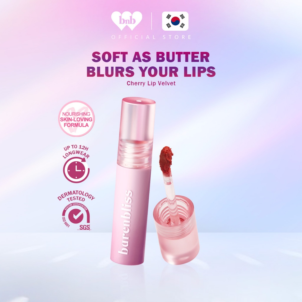 BNB barenbliss Cherry Makes Cheerful Lip Velvet Matte Lip Cream ...