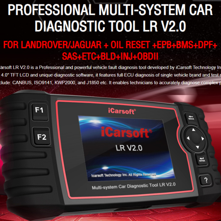 🚗Icarsoft OBD2 Scanner Jaguar and Land Rover Range Rover defender ...
