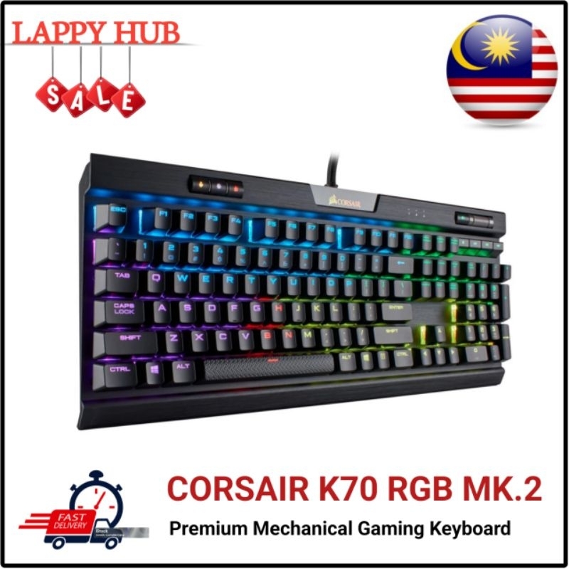 CORSAIR K70 RGB MK.2 MECHANICAL GAMING KEYBOARD | Shopee Malaysia