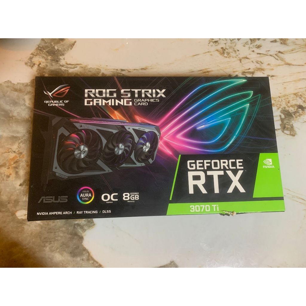 ASUS ROG STRIX RTX 3070 TI OC EDITION GAMING 8GB DDR6X NVIDIA GEFORCE ...