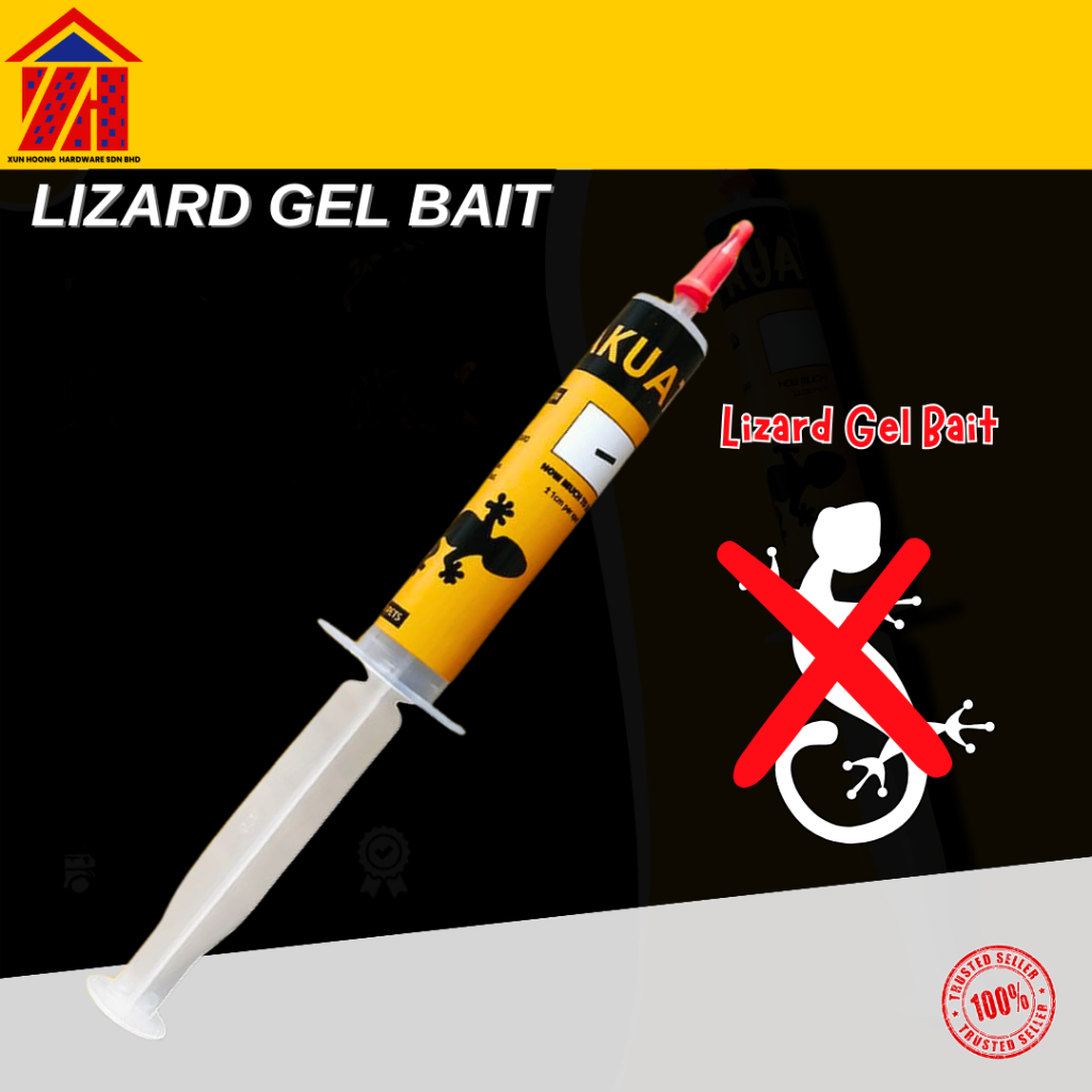 L MALL Racun Cicak Berkesan Umpan Gel Gecko, Lizard Gel Bait | Shopee ...