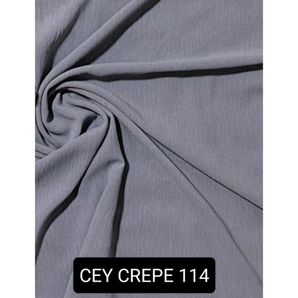 🔥PREMIUM KAIN PASANG CEY CREPE PLAIN ( CRUMPLED) / BIDANG 60'/ O.5 M 🔥 ...