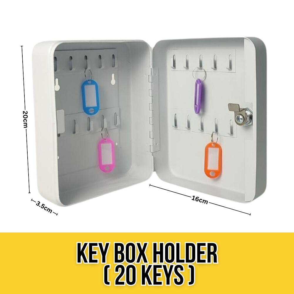 Lockable Security Metal Key Cabinet / Storage Box Key Box ( 20 / 40 ...