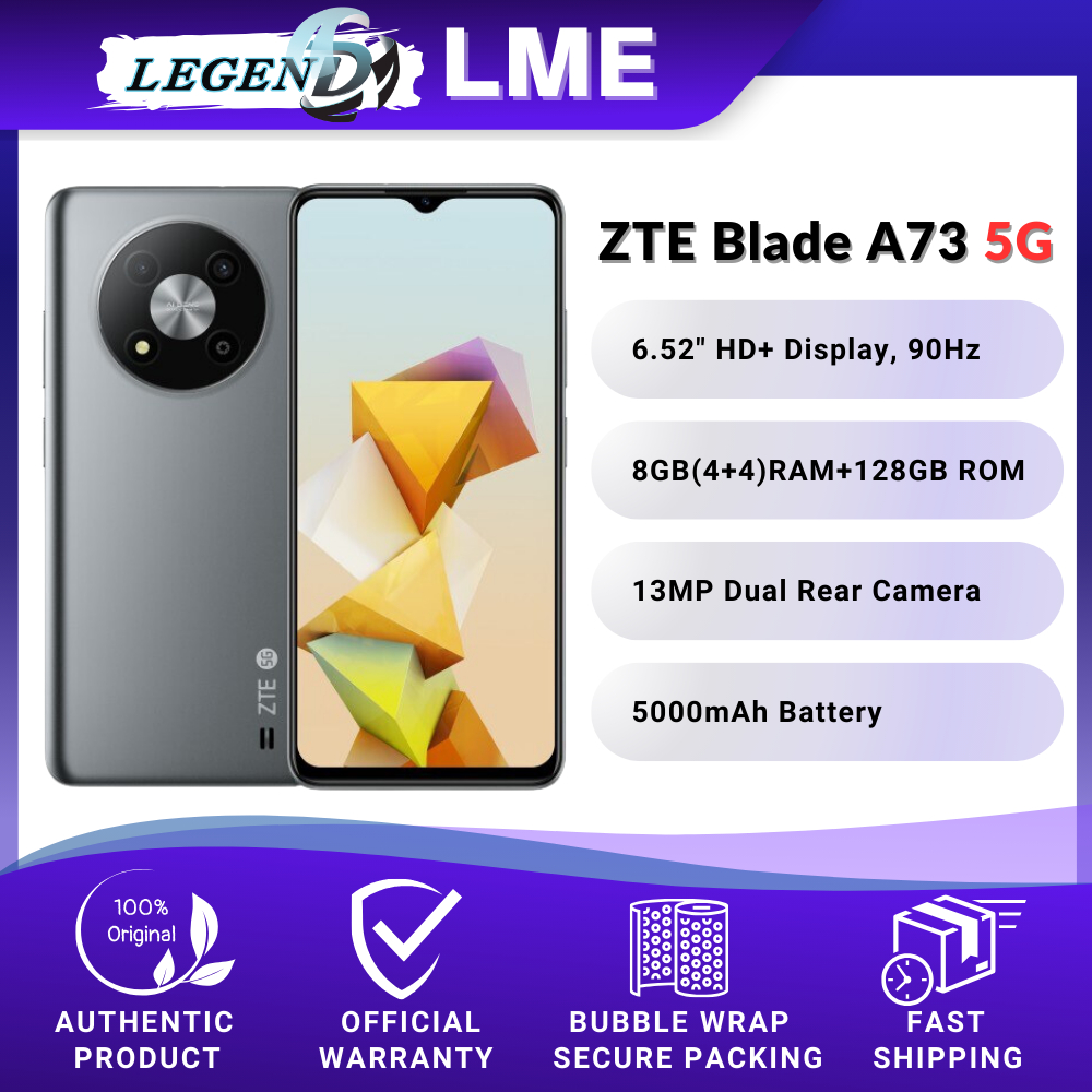 ZTE Blade A73 5G (4GB RAM+128GB ROM) Original Smartphone ZTE Malaysia ...