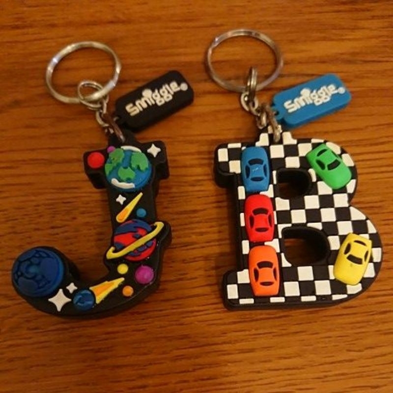 Smiggle Boys Alphabet Keychain Space, Cars, used | Shopee Malaysia