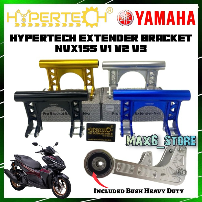 HYPERTECH Yamaha NVX155 V1 V2 V3 2Inch Bracket Extender NVX Arm Alloy ...
