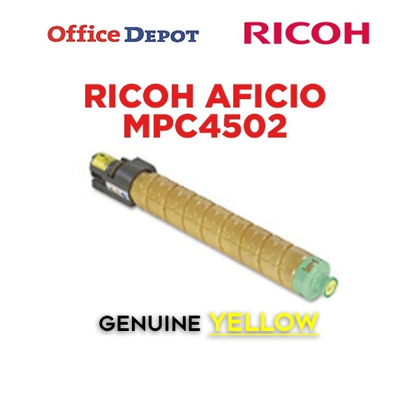 Ricoh Aficio MPC4502 Cartridge Cyan Magenta Yellow Genuine 841698 ...