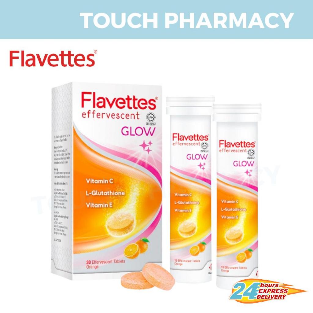 (exp 3/26) FLAVETTES Effervescent Glow Tab 30's/BOX | Shopee Malaysia