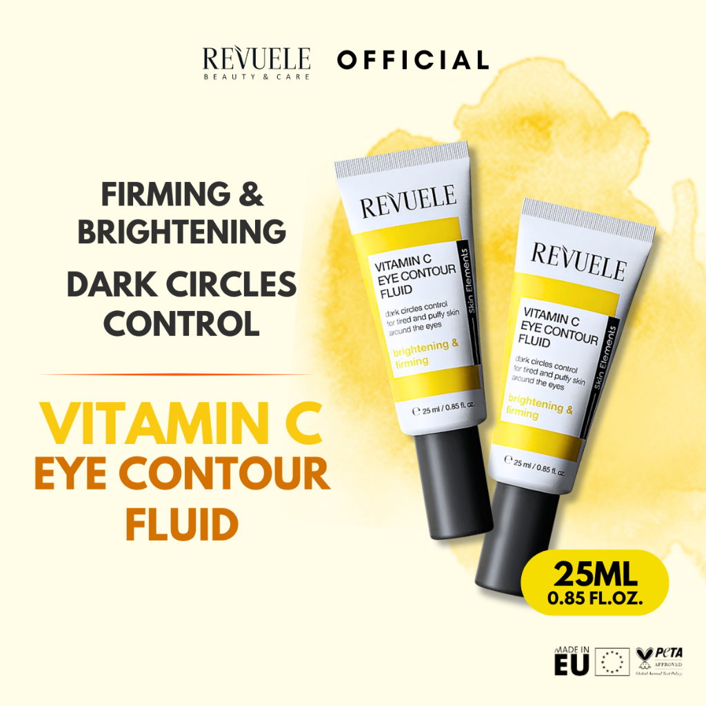 Revuele Vitamin C Eye Contour Fluid 25ml Anti Aging Reduce Dark Circles ...