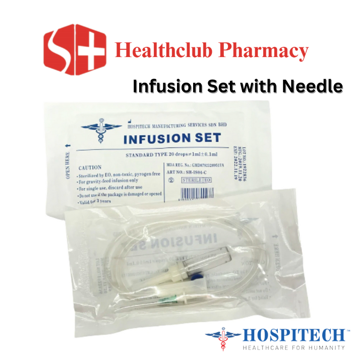 Sterile Basic Infusion Set, Sterile IV Infusion Set with Needle 1 Unit ...