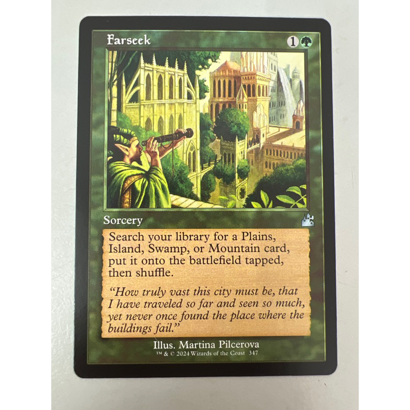Magic The Gathering Farseek | Shopee Malaysia