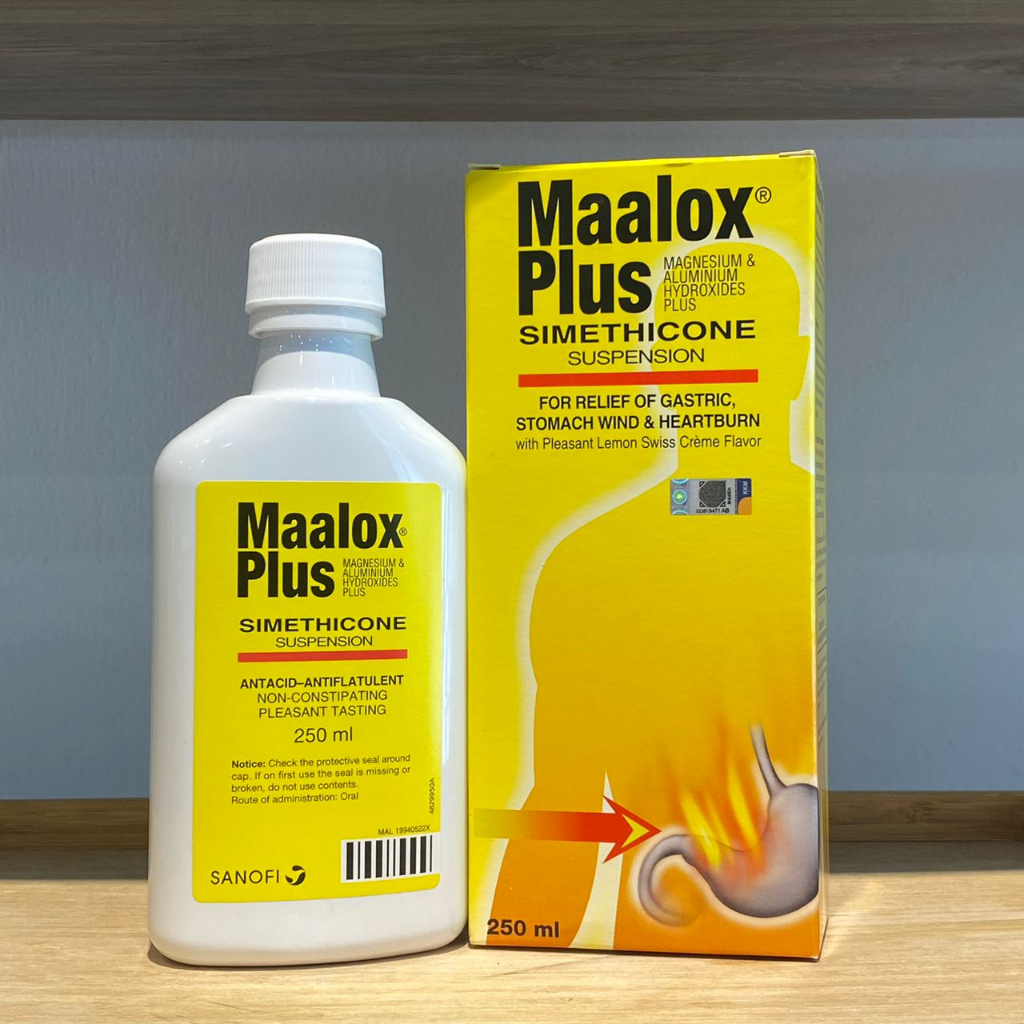 Maalox Plus Simethicone Suspension 250ml | Shopee Malaysia