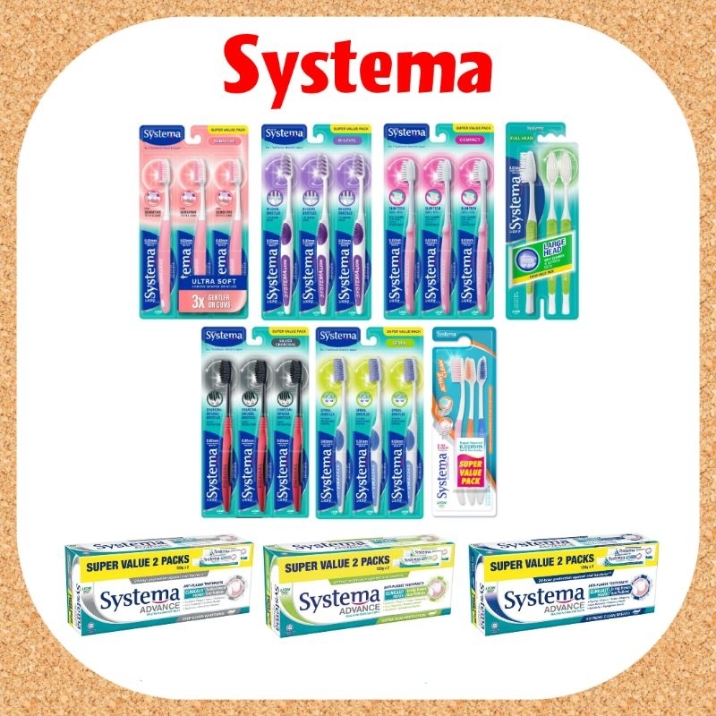Systema Toothbrush Super Value Pack /Systema Toothpaste (Extreme Clean ...