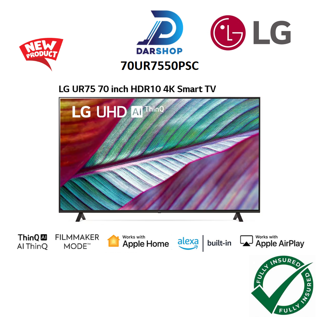 LG Smart TV 70 Inch 4K UHD UR7550 70" Smart TV Murah Television 电视机 電視機 ...