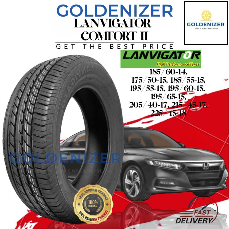 Lanvigator comfort II tayar🛞 tyre tires185/60-14,175/50-15,185 55 15,195 55 15,195 60 15,195 65 ...