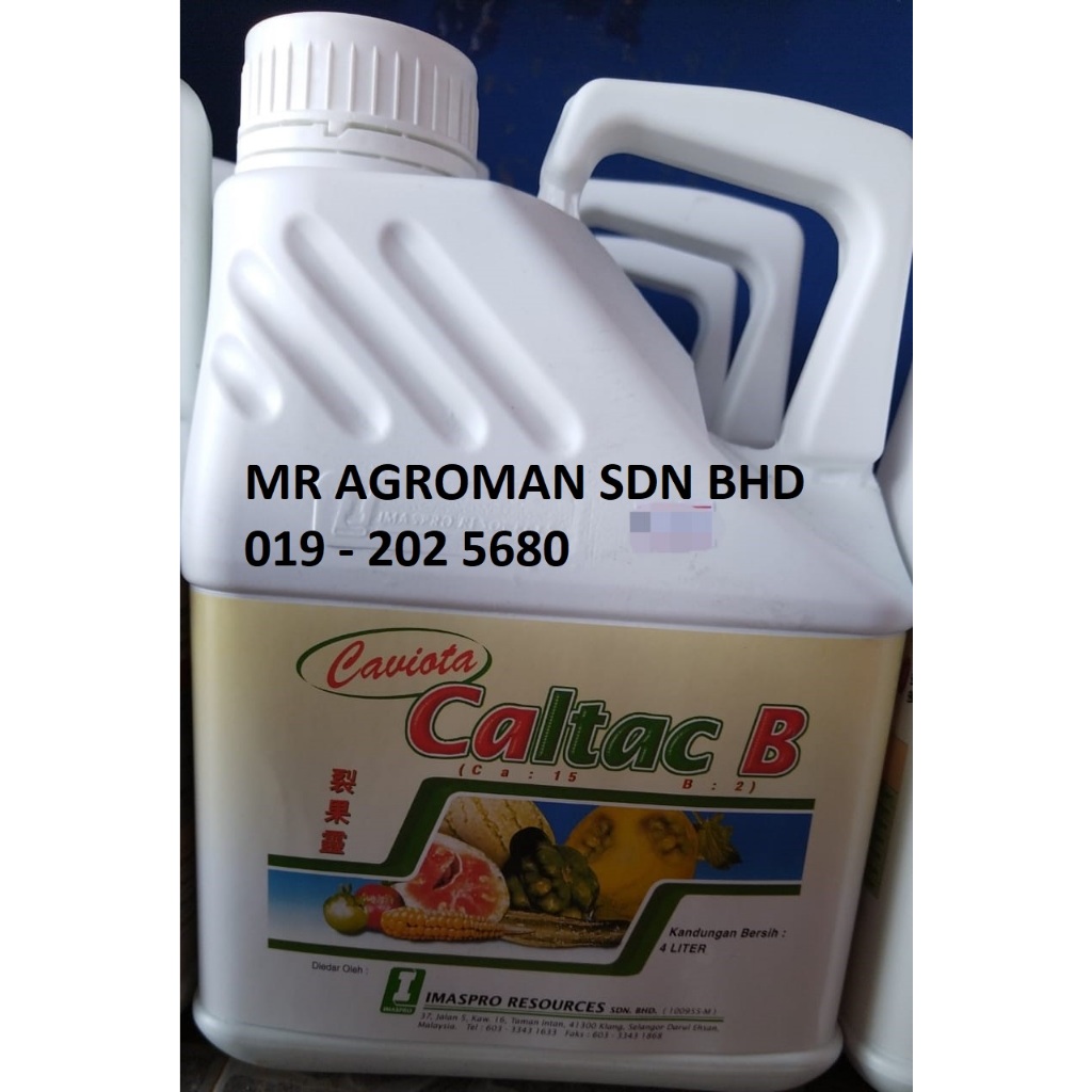 4L/4KG Caviota Caltac B Foliar Calcium Boron Baja Liquid Fertilizer Air ...