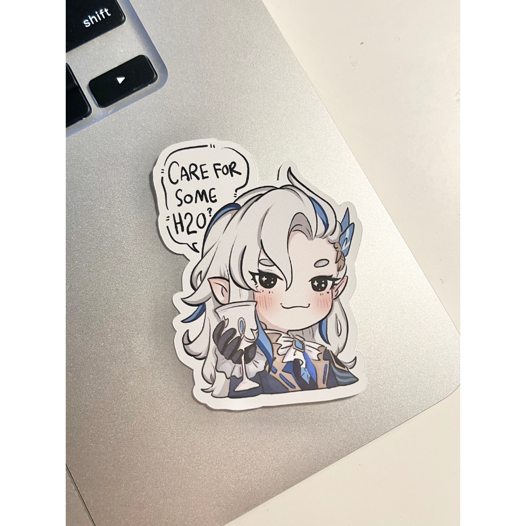 [READY STOCK] Neuvillette Individual Sticker I Genshin Impact Stickers ...