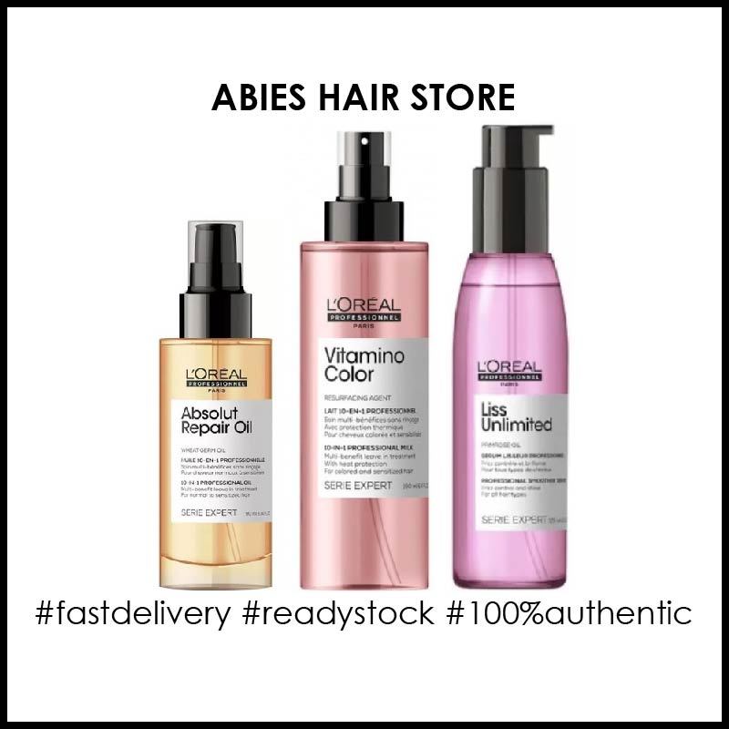 Loreal Professionnel Serie Expert Liss Unlimited Blow Dry Oil 125ml ...