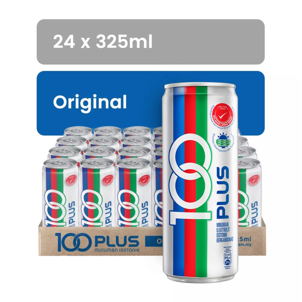 [Carton of 24]100PLUS Original 325ml | Shopee Malaysia