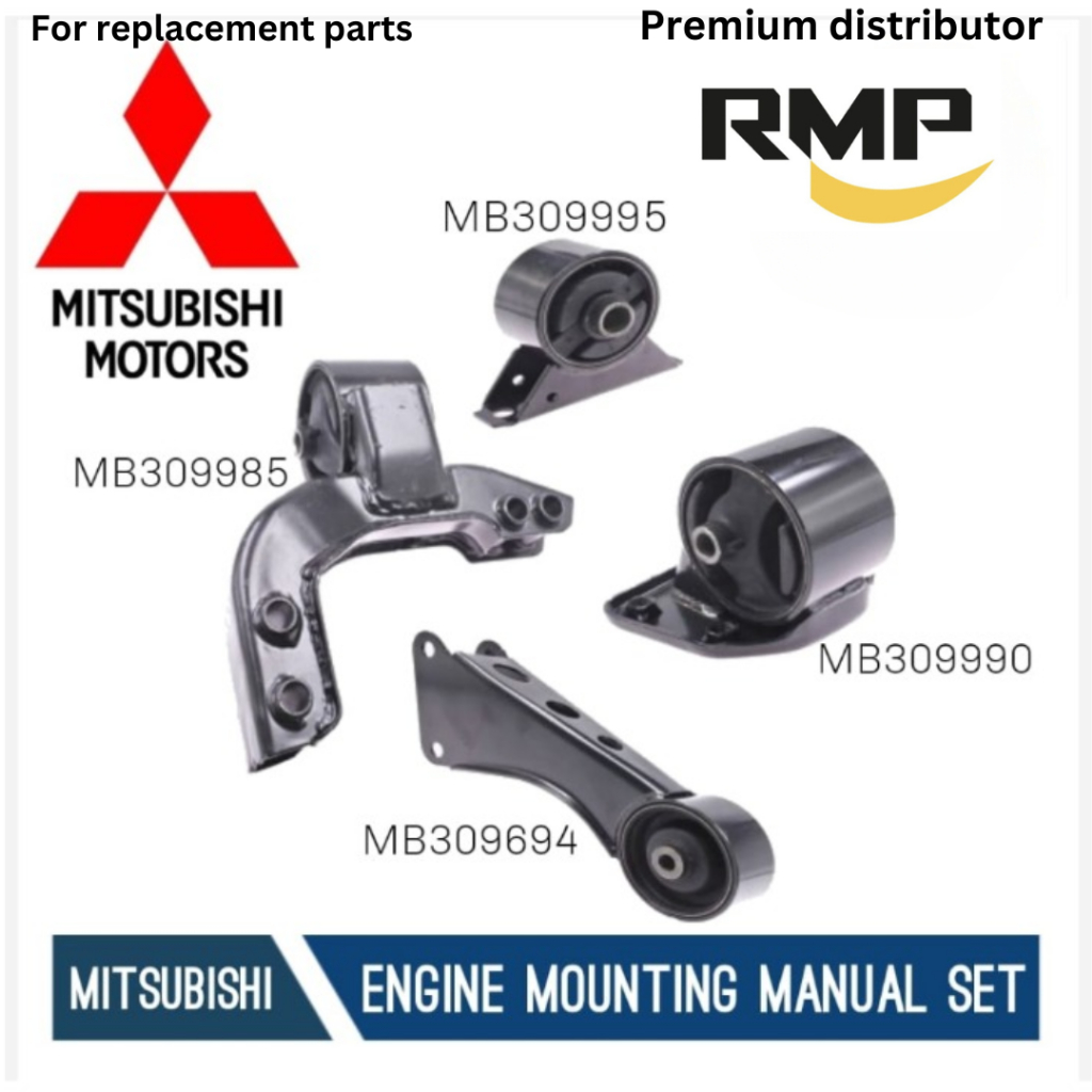 MITSUBISHI Engine Mounting Manual Set for Proton Saga Iswara 1.3L / 1 ...