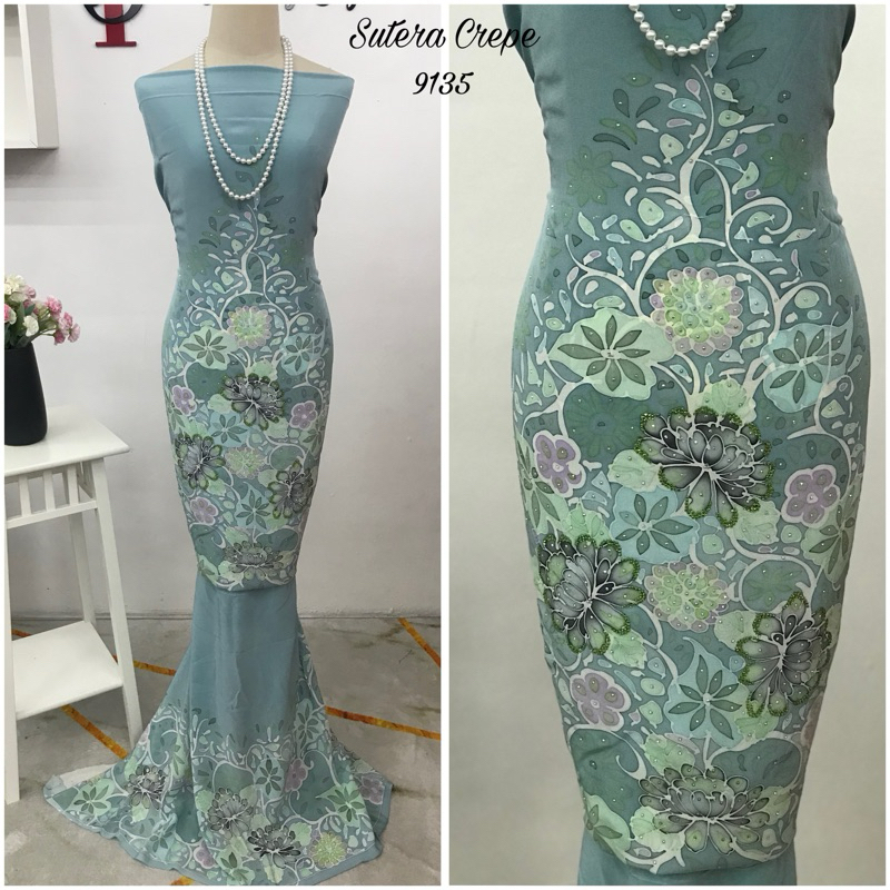 Batik Crepe Batik Lukis Exclusive Kelantan | Shopee Malaysia