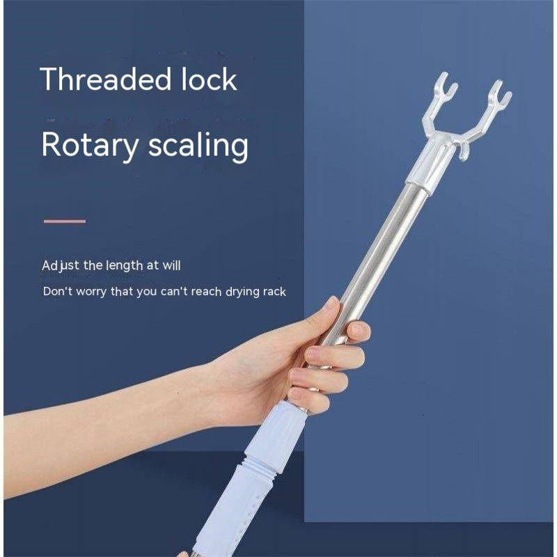 UG Balcony fork pole clothes hangers retractable pole Clothes Fork Rod ...