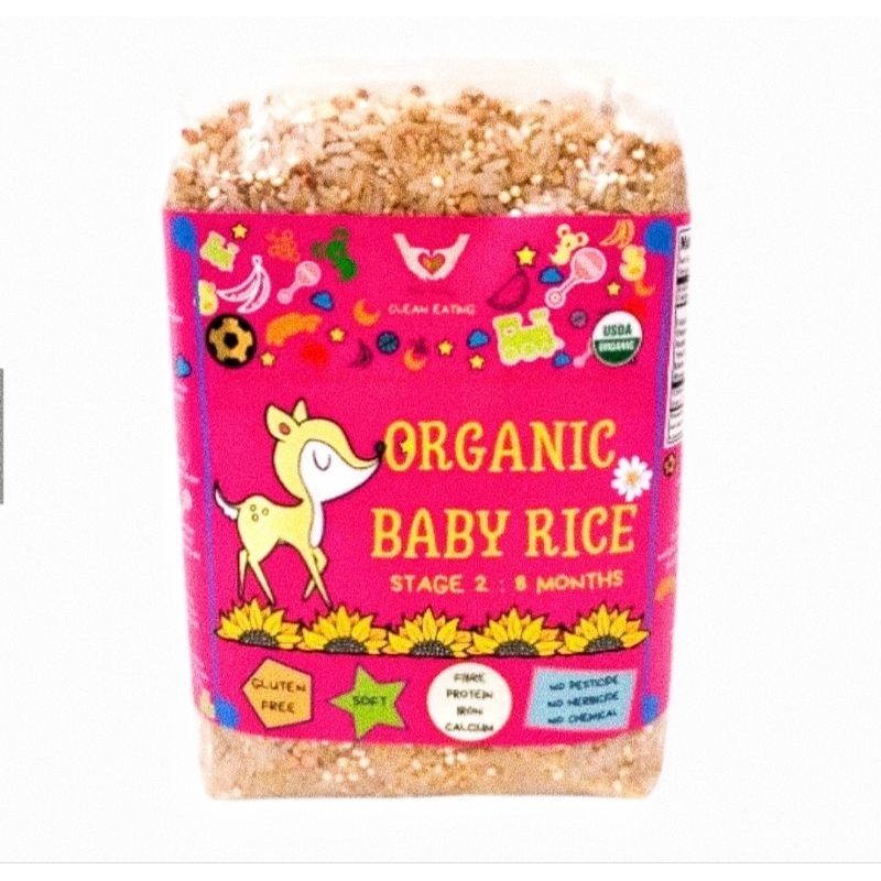 Clean Eating Organic Baby Rice (Stage 2) 500g | Shopee Malaysia