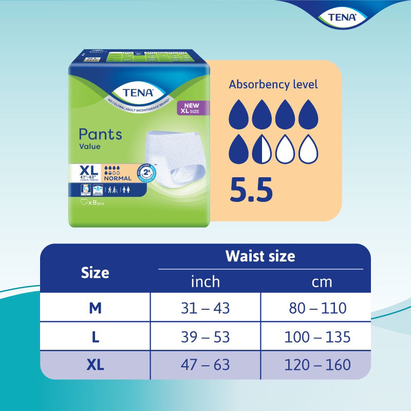 TENA Pants Value Adult Diaper (M10s/L10s/XL8s) | Shopee Malaysia