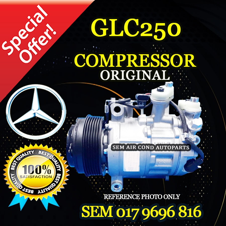 MERCEDES-BENZ GLC250 ORIGINAL DENSO 6SAS14C COMPRESSOR/ KOMPRESOR (CAR ...