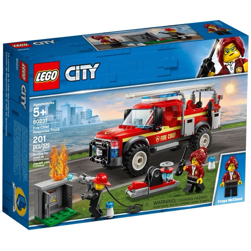 Lego City 60231 Fire Chief Response Truck | Shopee Malaysia