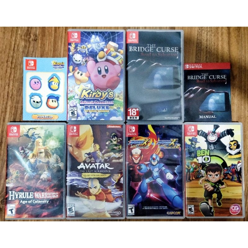 Used Game Nintendo Switch Kirby / Zelda / Ben 10 / Avatar The Last ...
