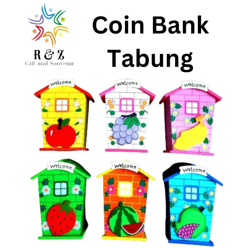 Tabung Kayu Rumah/ Wooden House Coin Bank | Shopee Malaysia