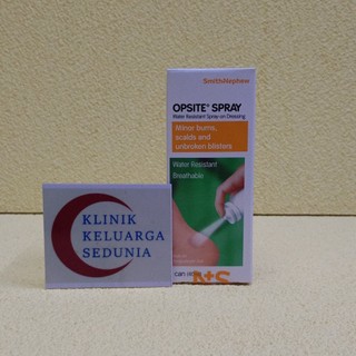 Smith & Nephew Opsite Spray 40ml Post-Op Waterproof Dressings Postop S ...