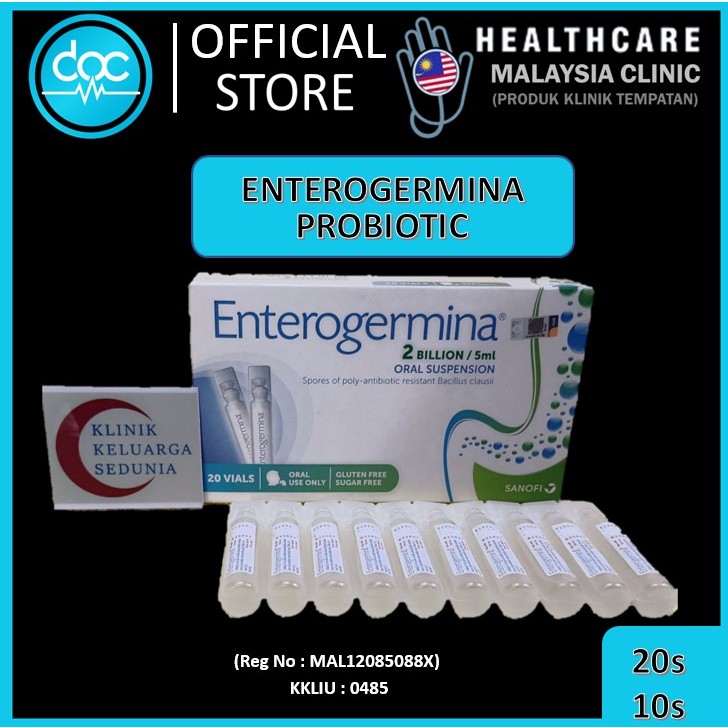 (Exp:3/25) Enterogermina 2 Billion/5ml 20's Probiotic Sanofi Aventis ...
