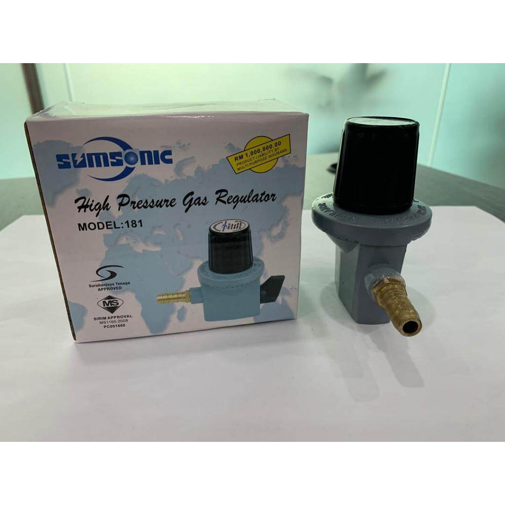 HIGH PRESSURE GAS REGULATOR W/SIRIM [SUMSONIC HIGH QUALITY] | Shopee ...
